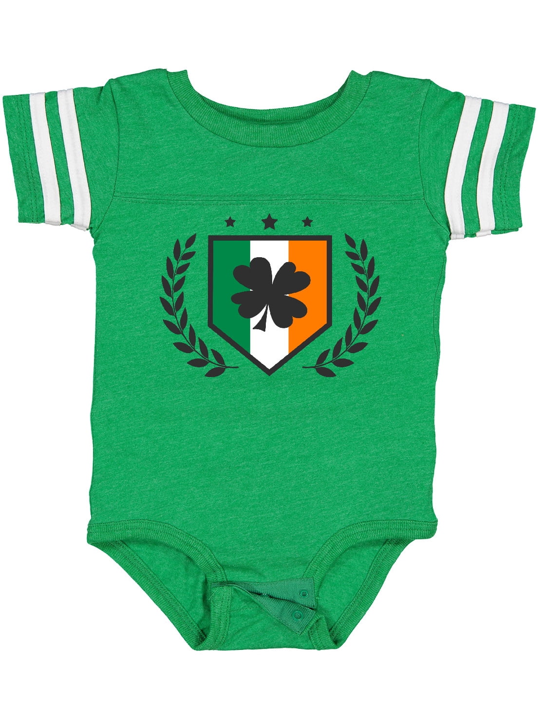 Inktastic St Patricks Day Irish Flag Shield and Shamrock Boys or Girls ...
