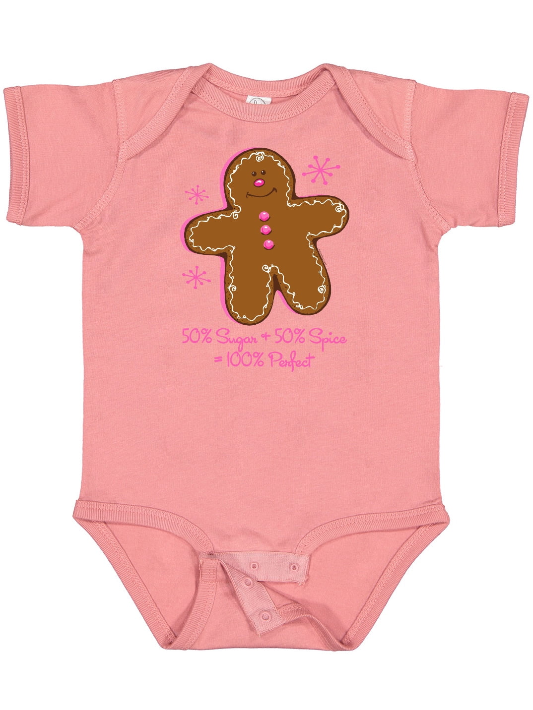Inktastic Sugar & Spice Gingerbread Girls Baby Bodysuit - Walmart.com