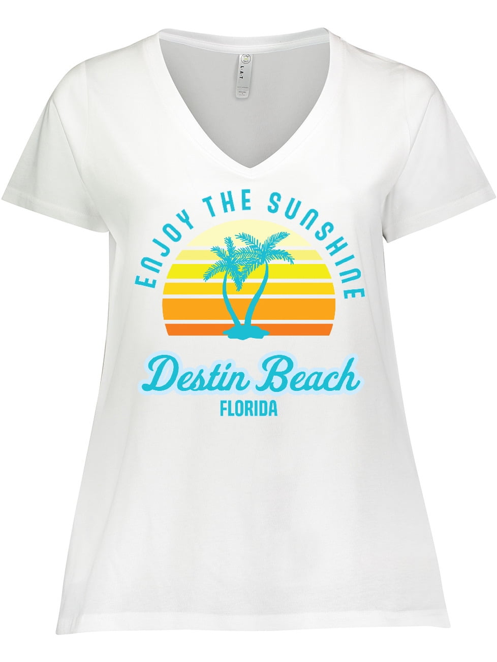 Inktastic Summer Enjoy the Sunshine Destin Beach Florida in Blue Women ...
