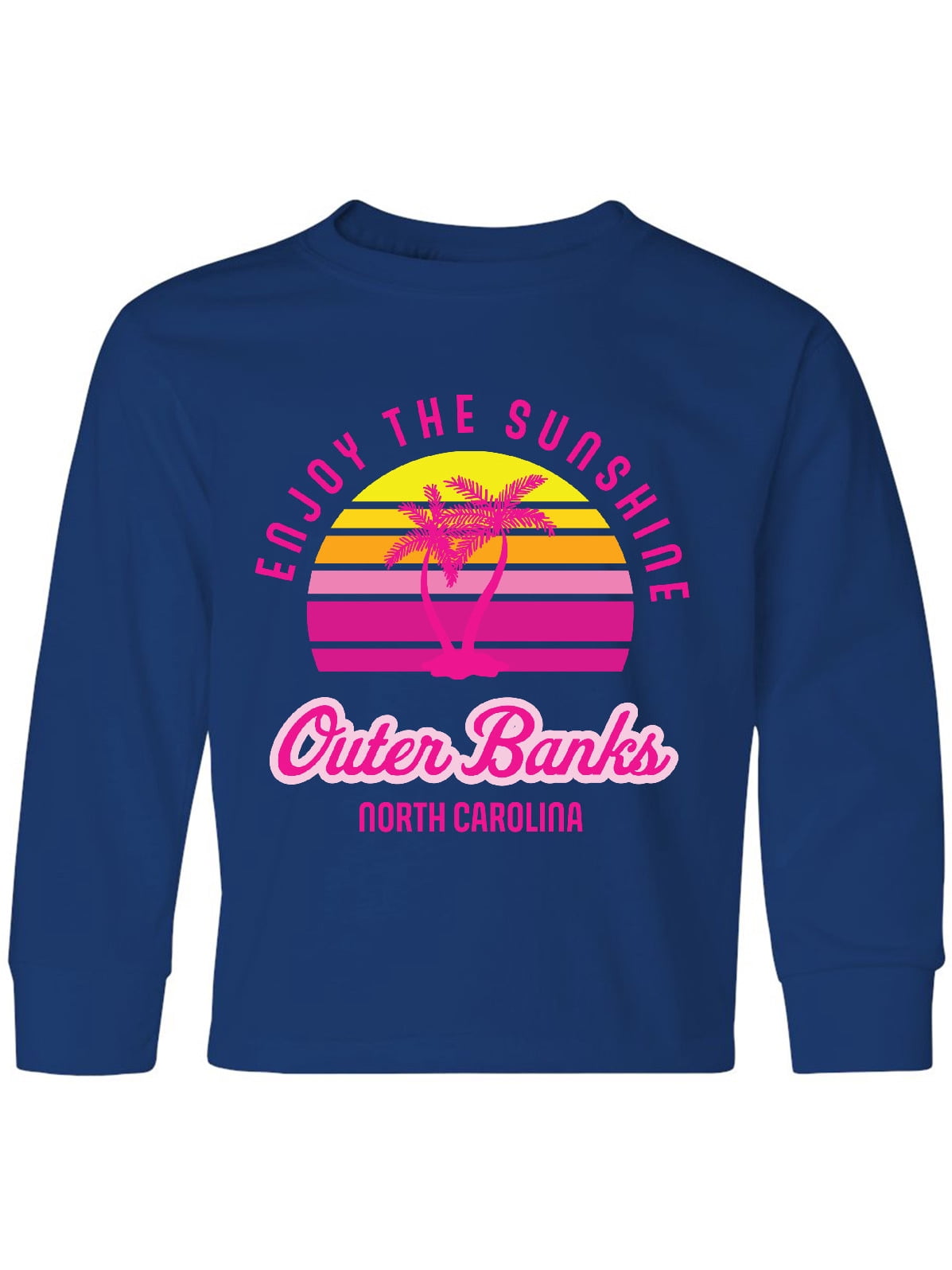Inktastic Summer Enjoy the Sunshine Outer Banks North Carolina in Pink ...