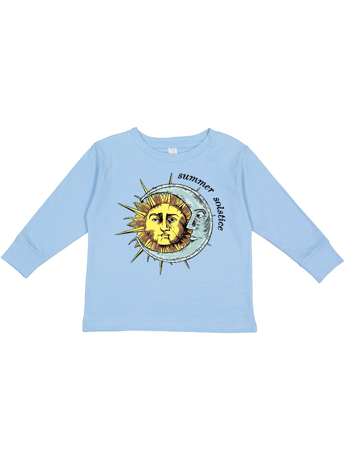 Inktastic Summer Solstice Sun and Moon Boys or Girls Long Sleeve ...