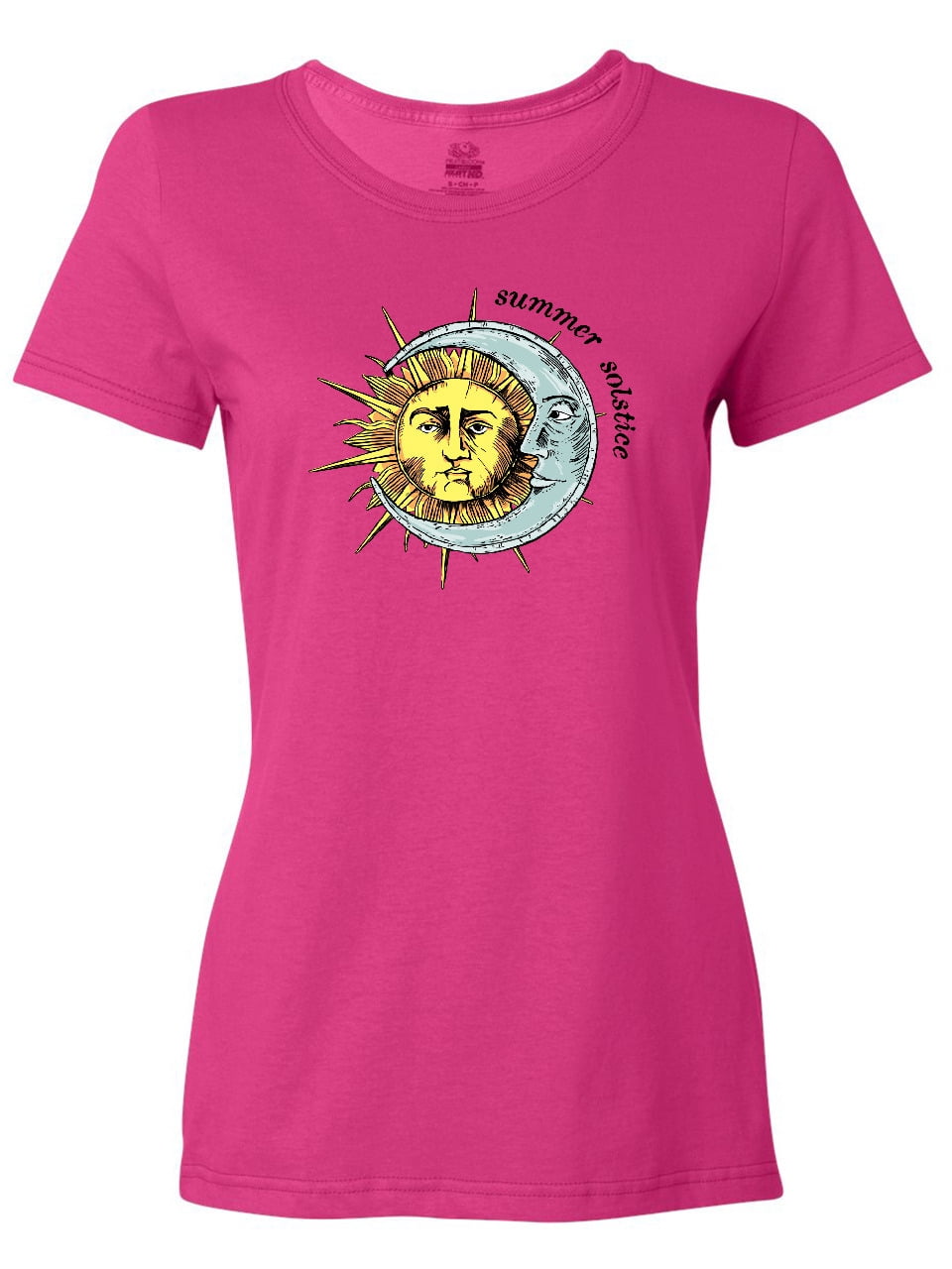 Inktastic Summer Solstice Sun and Moon Women's T-Shirt - Walmart.com