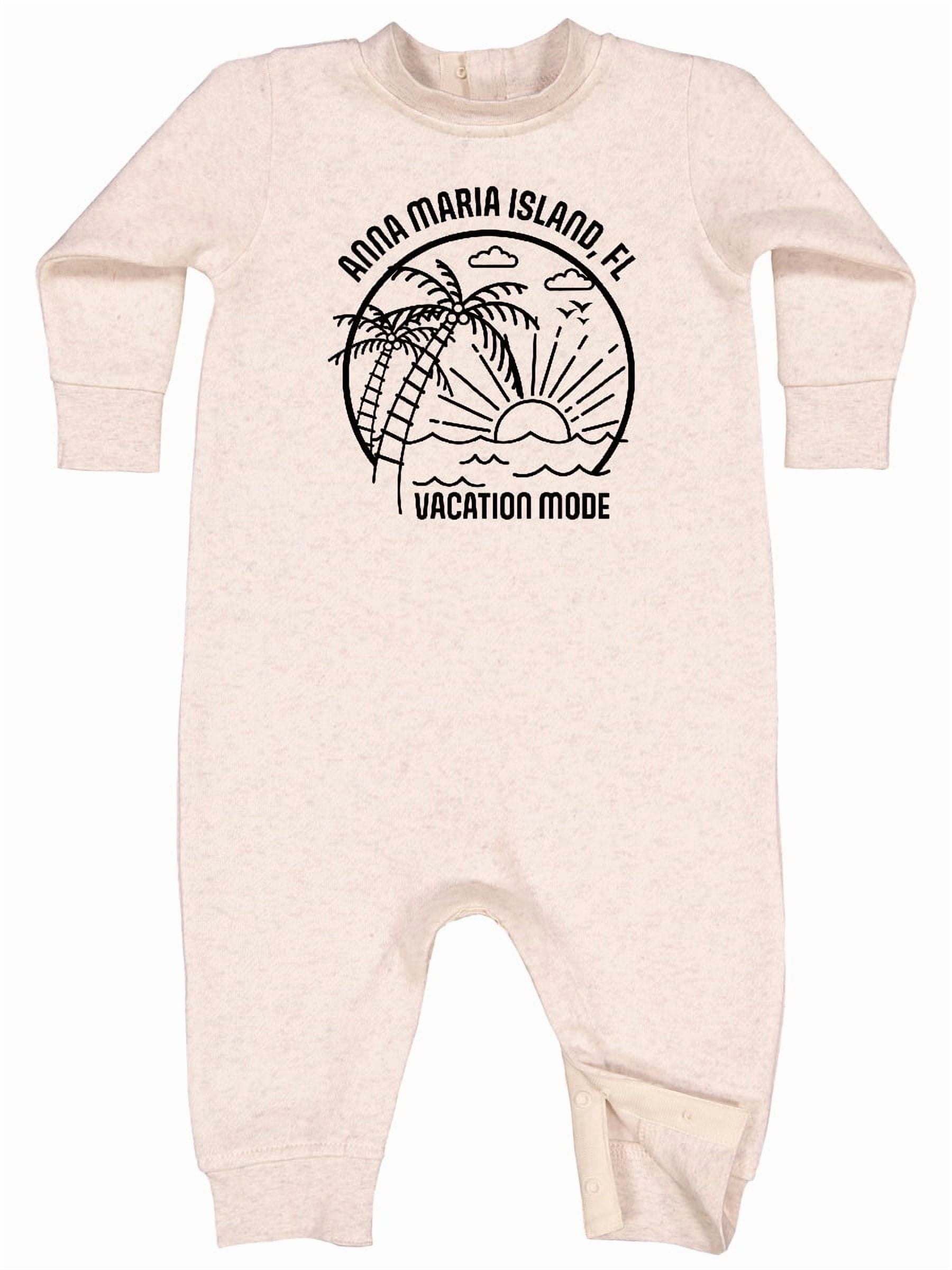 Inktastic Summer Vacation Mode Anna Maria Island Florida Baby Fleece ...