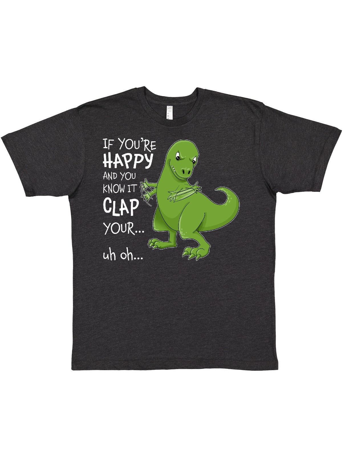 Inktastic T-Rex Can't Clap T-Shirt - Walmart.com