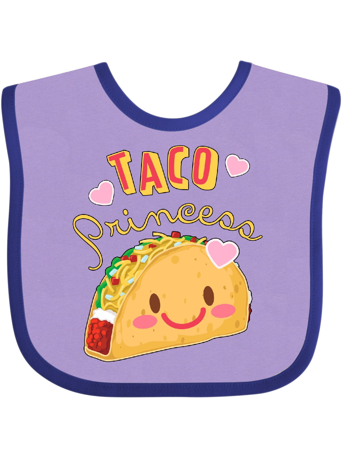 Inktastic Taco Princess- Cute Taco Boys or Girls Baby Bib - Walmart.com