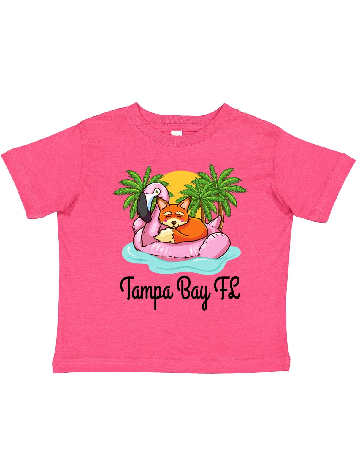 Inktastic Tampa Bay Florida Flamingo Girls Toddler T-Shirt - Walmart.com