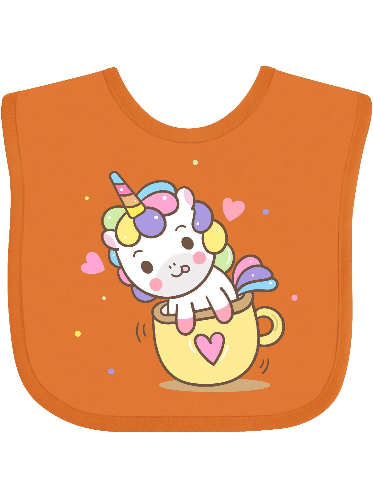 Inktastic Teacup Unicorn Boys or Girls Baby Bib - Walmart.com