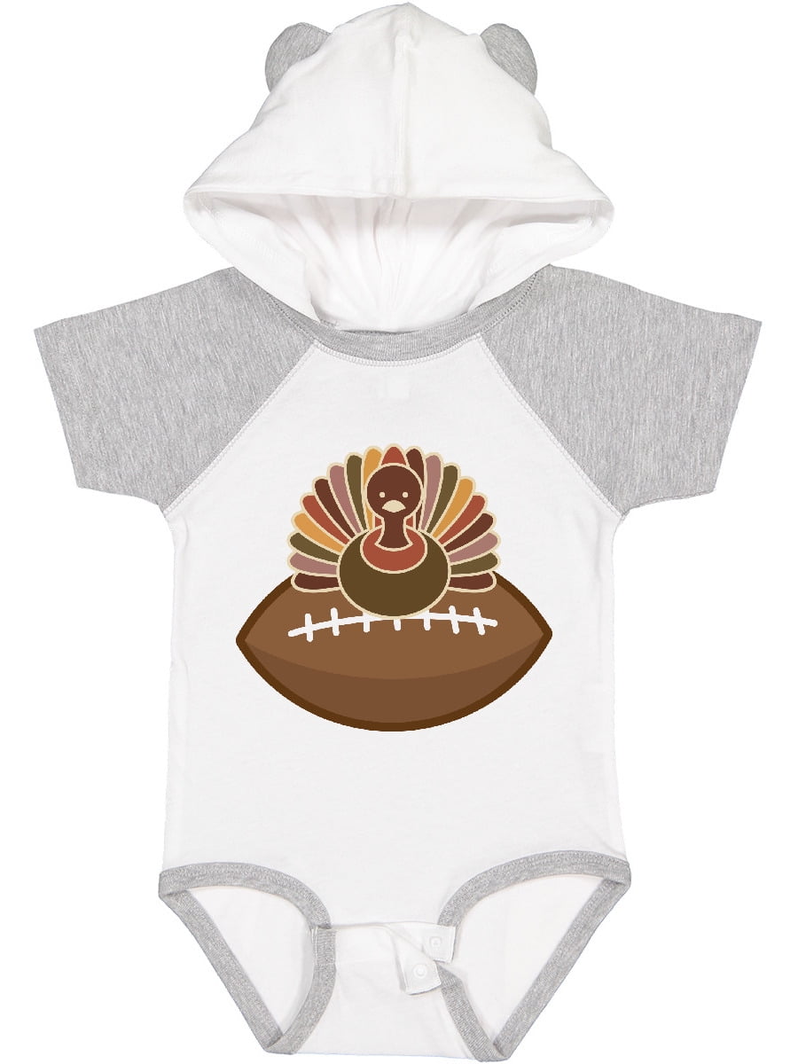 Inktastic Thanksgiving Football Turkey Boys Baby Bodysuit - Walmart.com