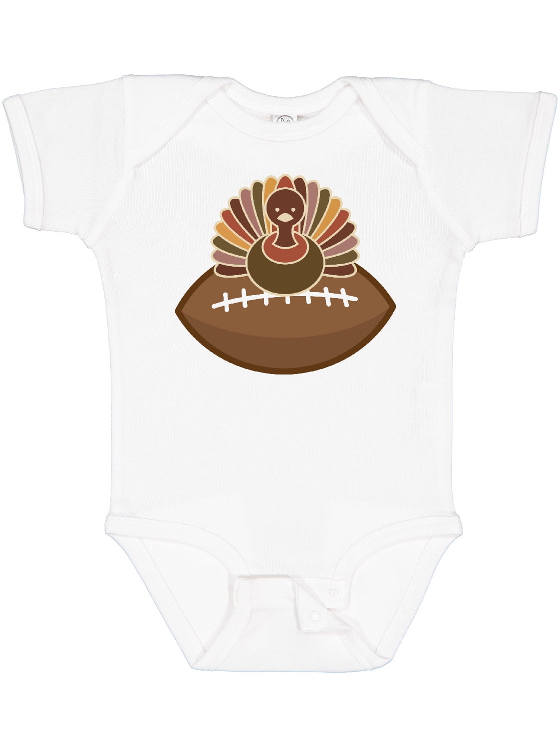 Inktastic Thanksgiving Football Turkey Boys Baby Bodysuit - Walmart.com
