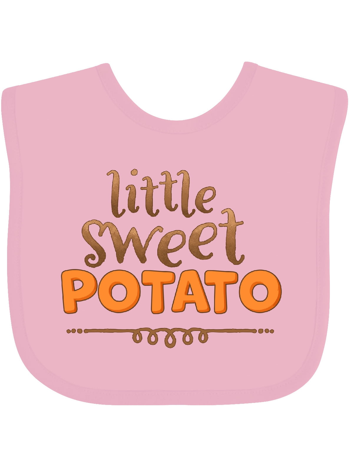 Inktastic Thanksgiving Little Sweet Potato Boys or Girls Baby Bib ...