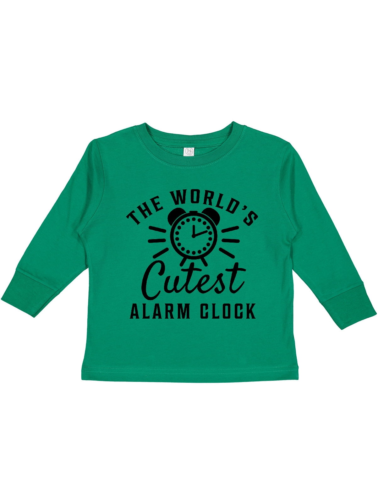 Inktastic The Worlds Cutest Alarm Clock Boys or Girls Long Sleeve ...