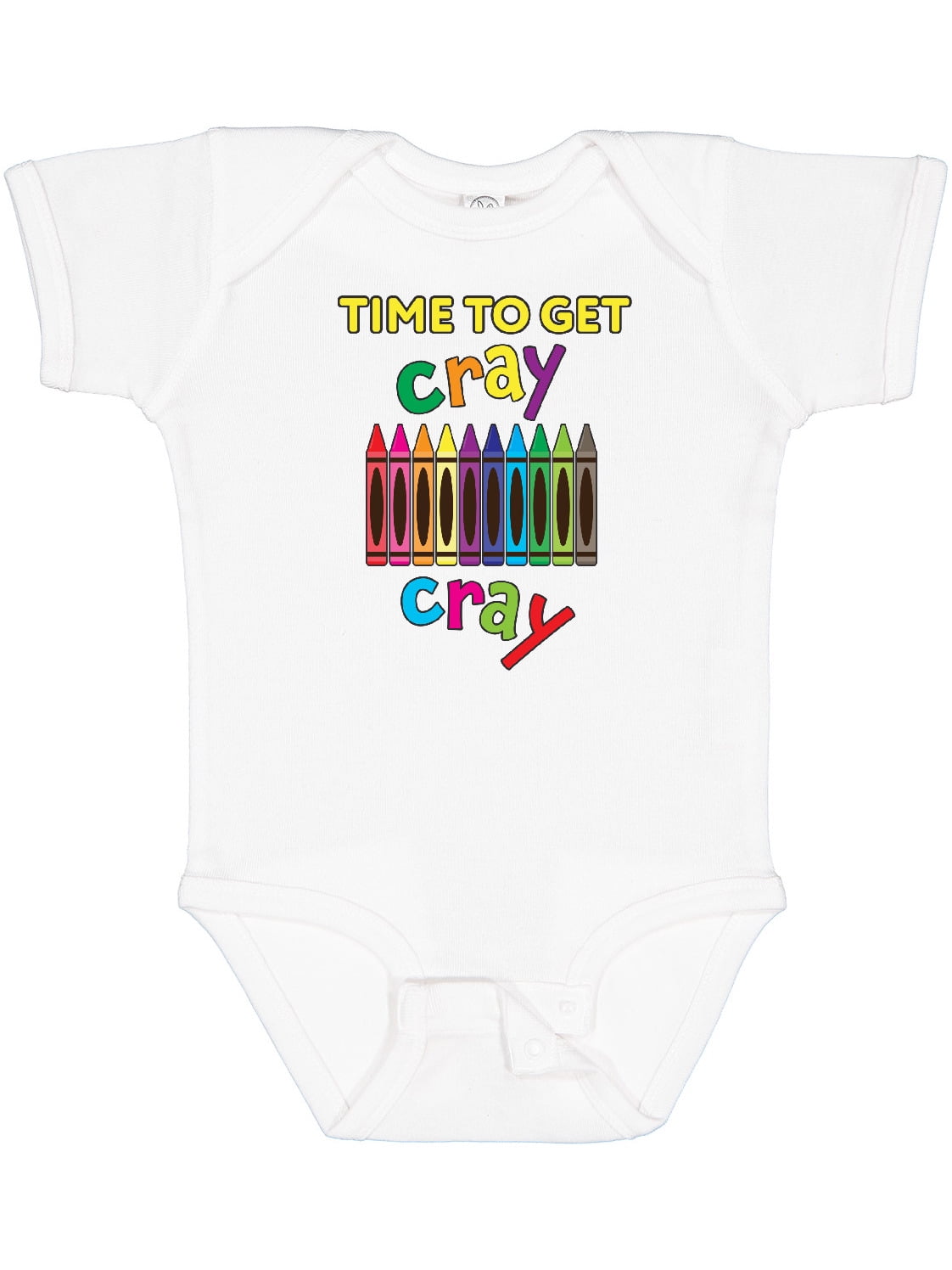 Inktastic Time to Get Cray Cray Crayons Humor Boys or Girls Baby ...