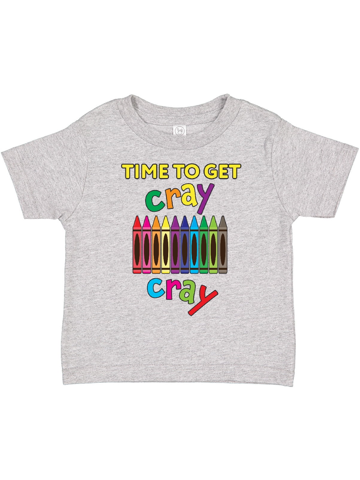 Inktastic Time to Get Cray Cray Crayons Humor Boys or Girls Toddler T ...