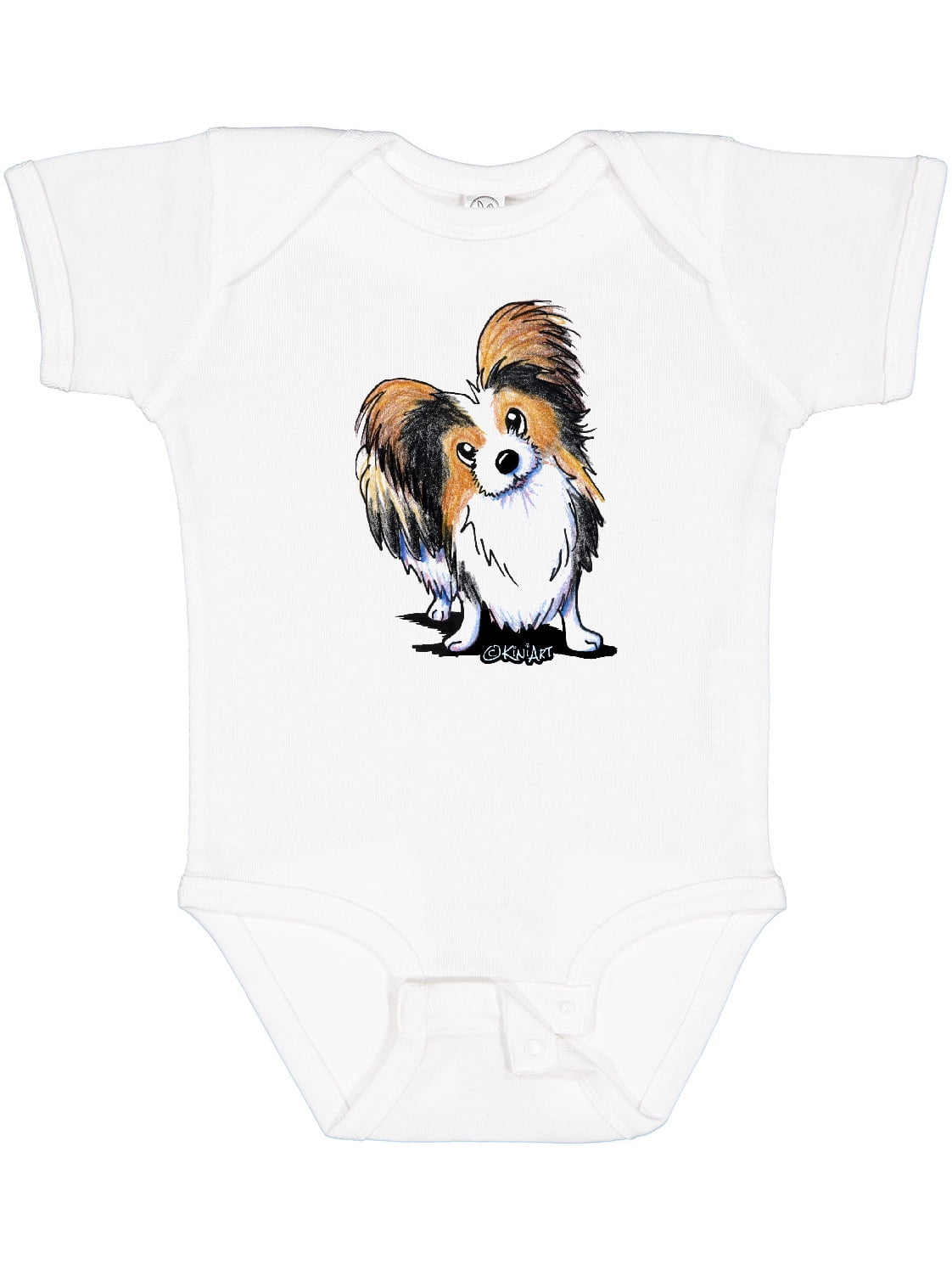 Inktastic Tricolor Papillon Boys or Girls Baby Bodysuit - Walmart.com