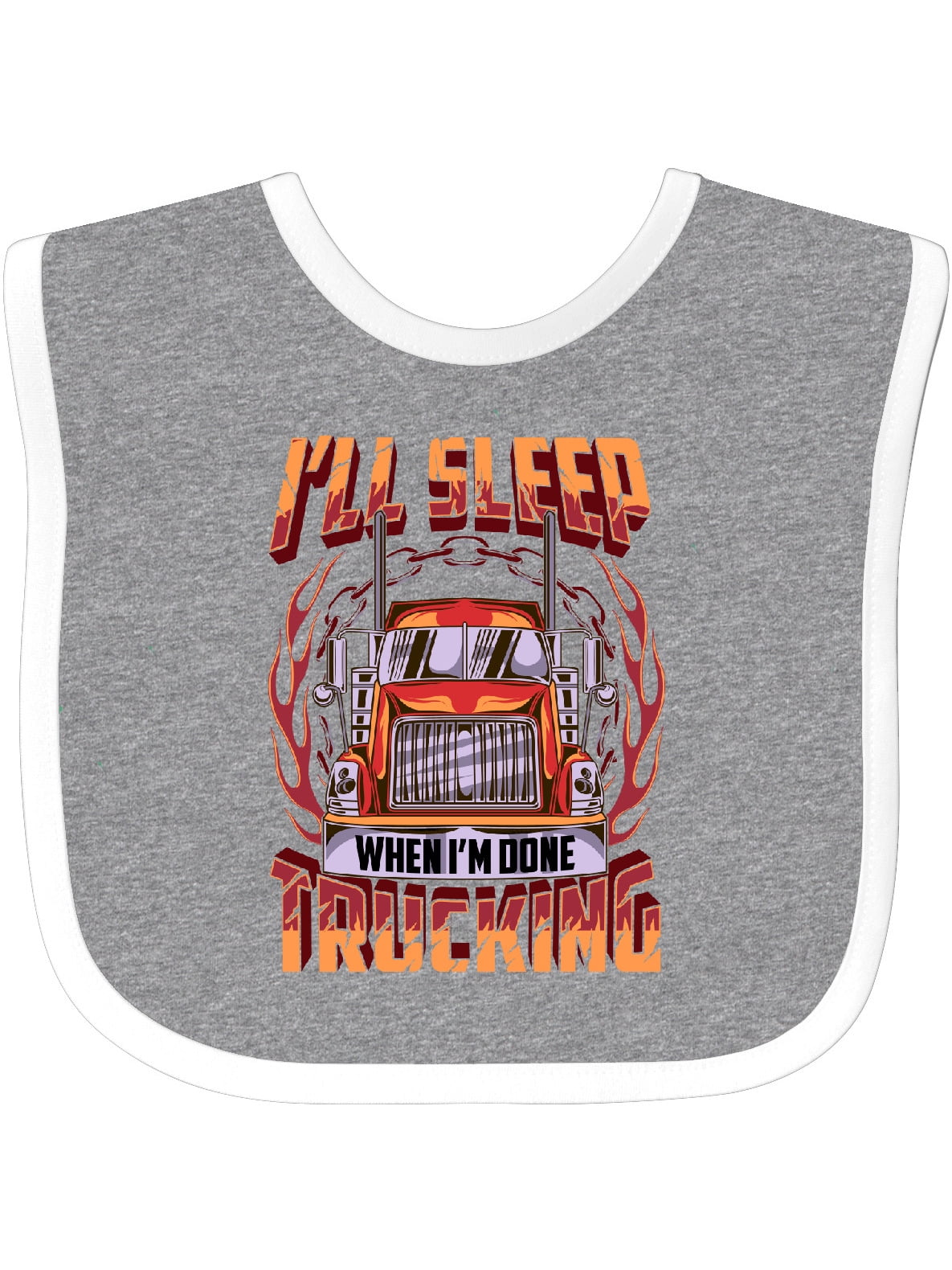 Inktastic Truck Driver Funny Big Rig Truck Driving Boys or Girls Baby ...