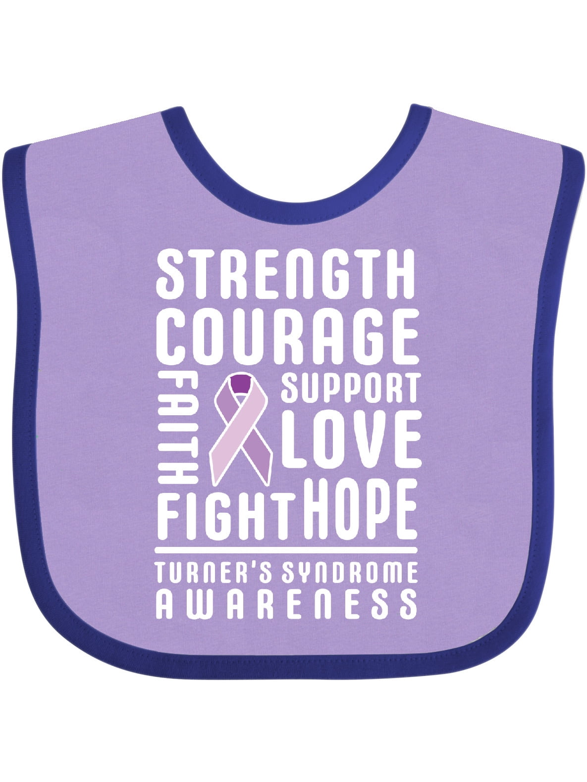 Inktastic Turners Syndrome Awareness Strength Courage Support Boys or Girls Baby Bib - Walmart.com