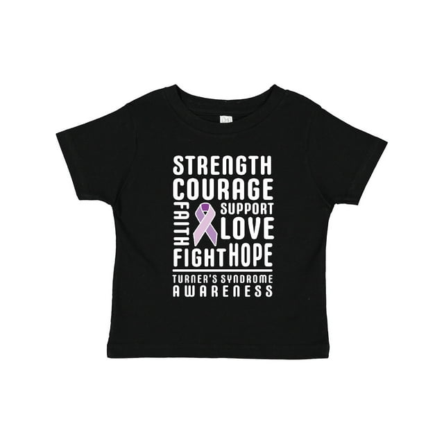 Inktastic Turners Syndrome Awareness Strength Courage Support Boys or Girls Toddler T-Shirt ...