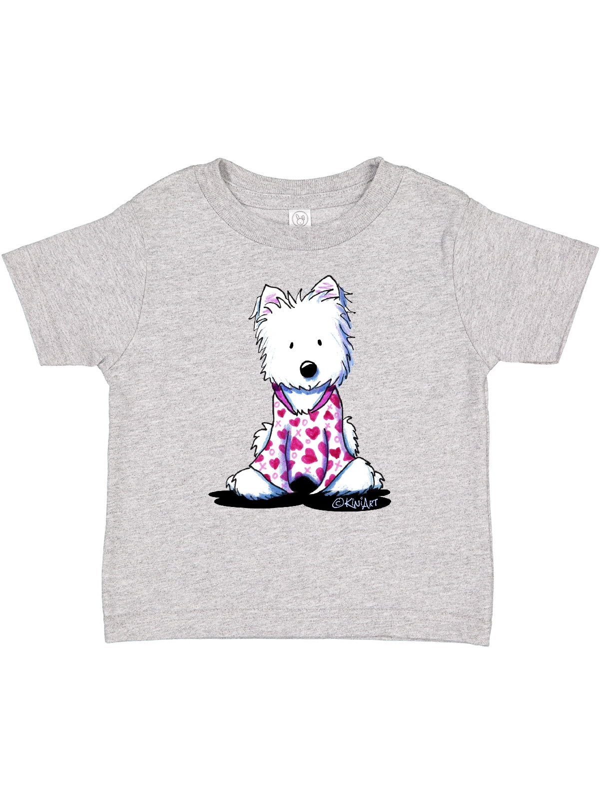 Inktastic Valentine PJs Westie Boys or Girls Toddler T-Shirt - Walmart.com