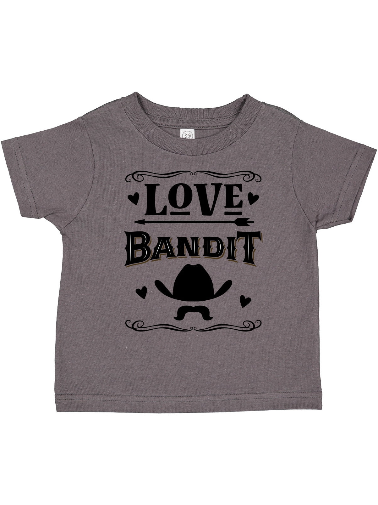 Inktastic Valentines Day Boys Love Bandit Boys Toddler T-Shirt ...
