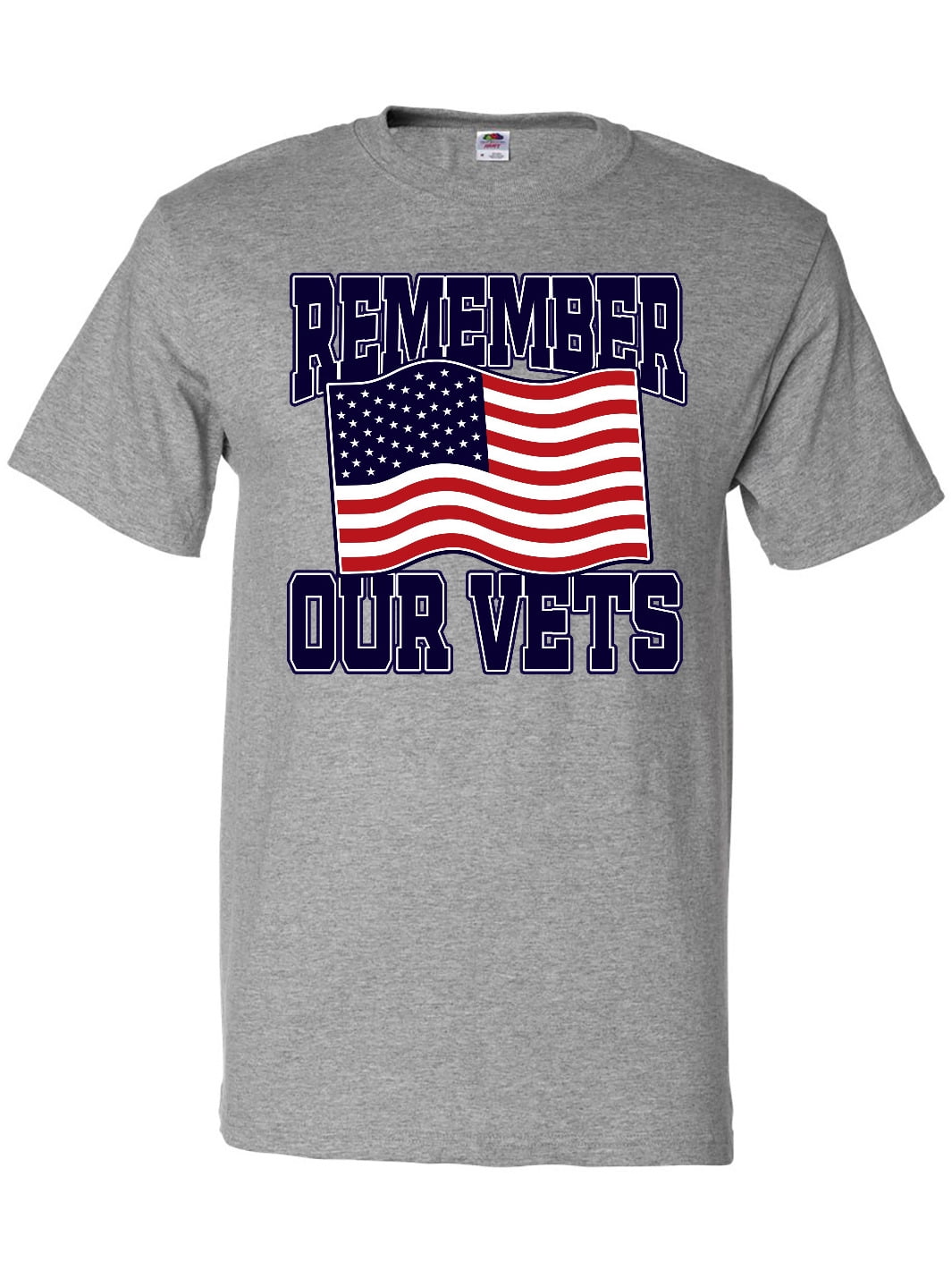 Inktastic Veteran Remember our Vets T-Shirt - Walmart.com