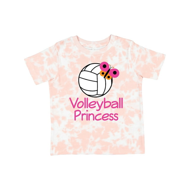 Inktastic Volleyball Butterfly Princess Girls Toddler T-Shirt - Walmart.com