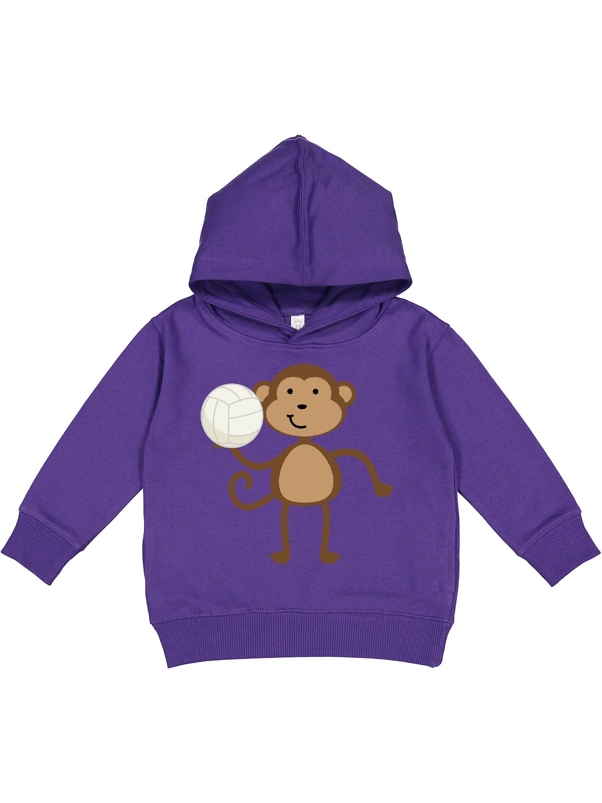 Inktastic Volleyball Monkey Boy Toddler Hoodie - Walmart.com