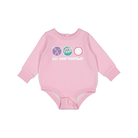 Inktastic Volleyball Player Team Coach Baby Fleece Bodysuit - Walmart.com