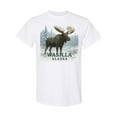 Inktastic Wasilla Alaska Moose Winter Scene T-Shirt - Walmart.com