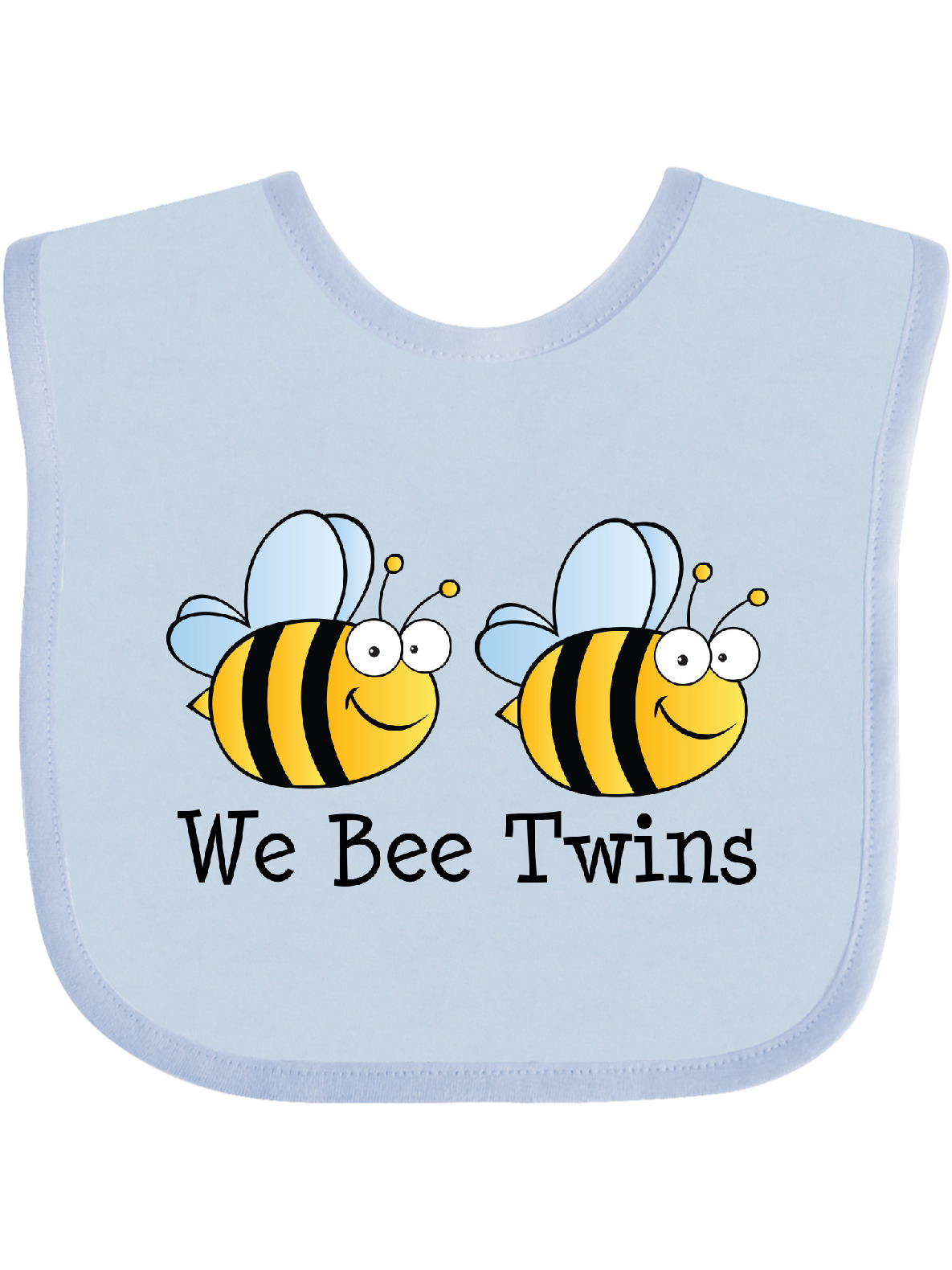 Inktastic We Bee Twins Boys or Girls Baby Bib - Walmart.com