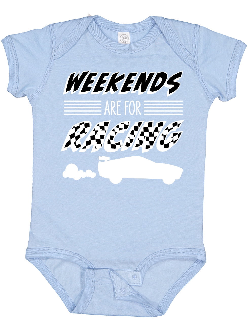 Inktastic Weekends Are for Racing Race Car Silhouette and Racing Flag ...