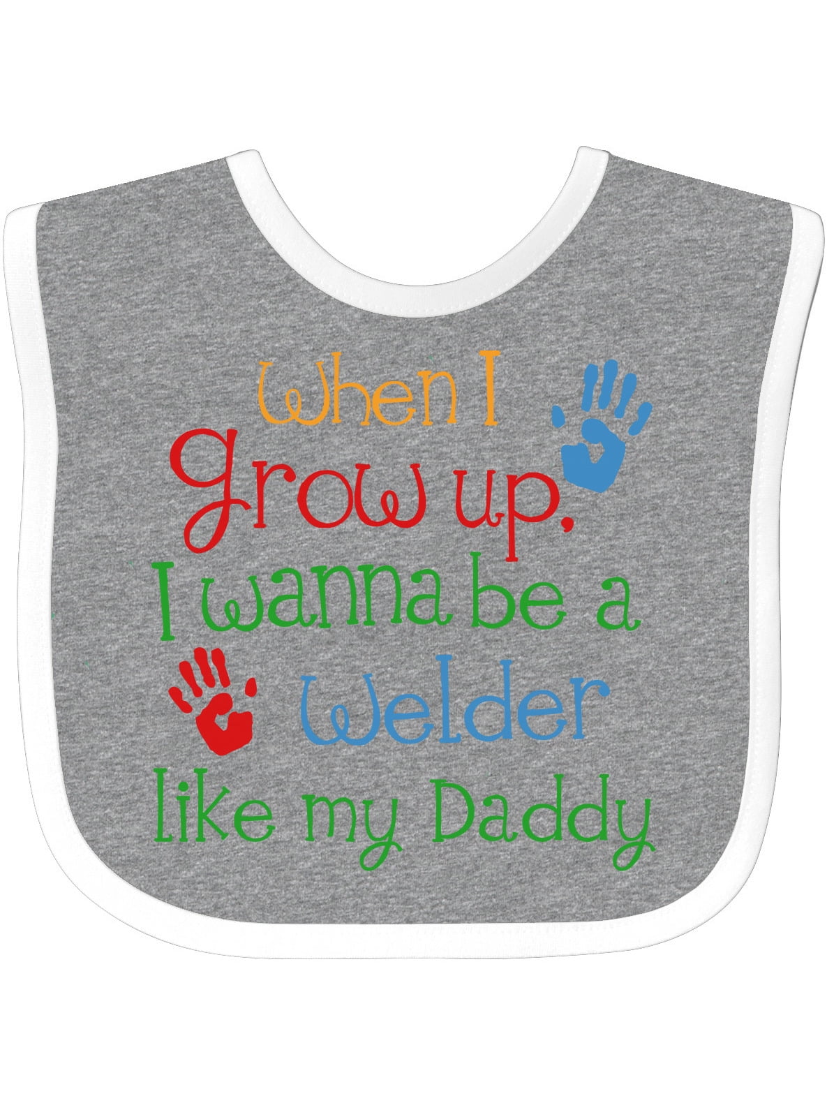 Inktastic Welder Like Daddy Boys or Girls Baby Bib - Walmart.com