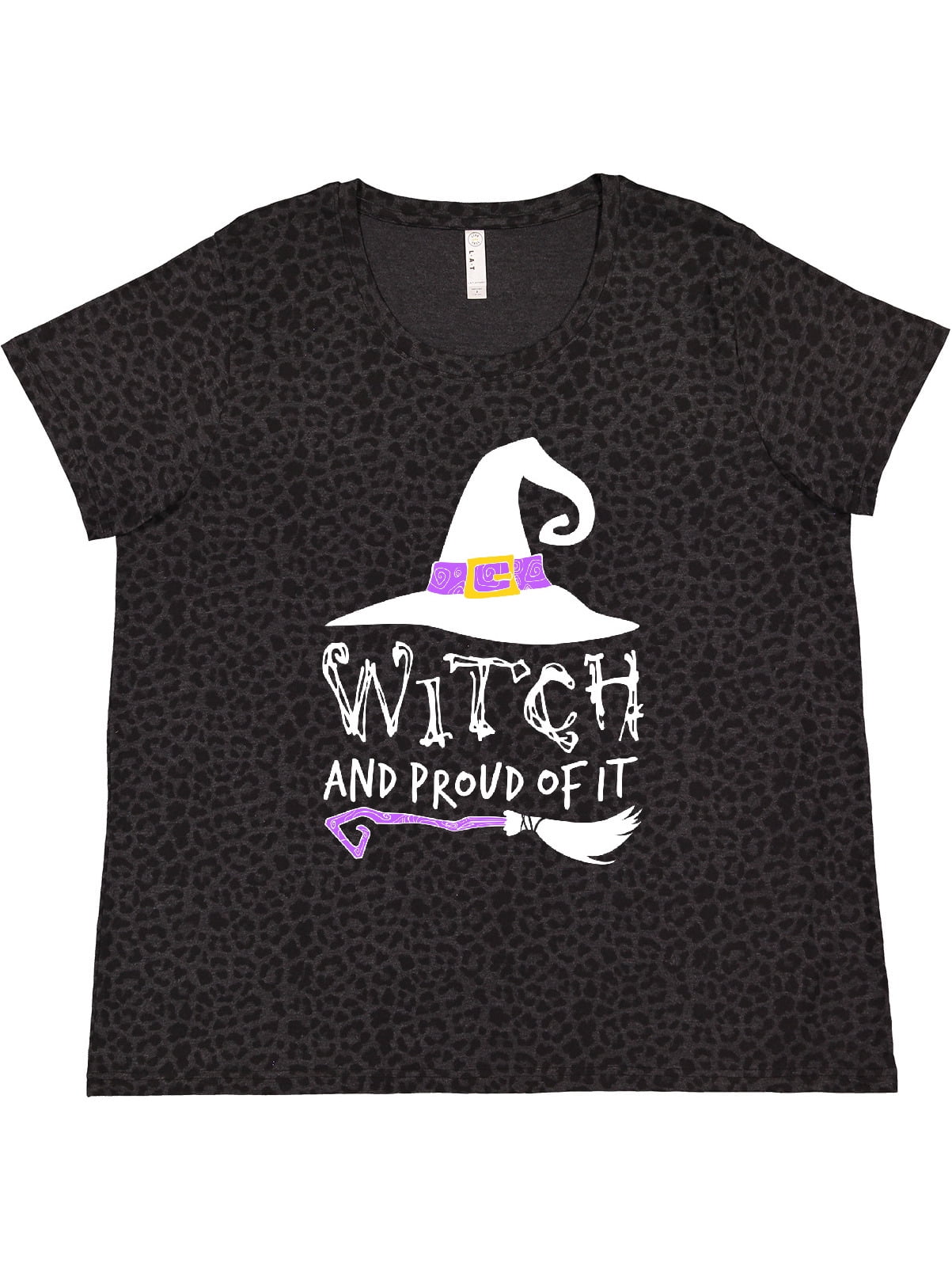 Inktastic Witch and Proud of It-halloween Women's Plus Size T-Shirt ...