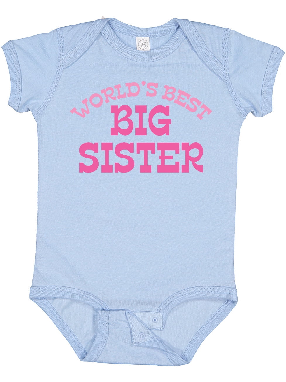 Inktastic World's Best Big Sister Girls Baby Bodysuit - Walmart.com