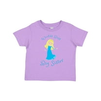 Bold Big Sister Colorful Sibling Reveal Announcement T-Shirt for Baby and Toddler Youth Girls ...