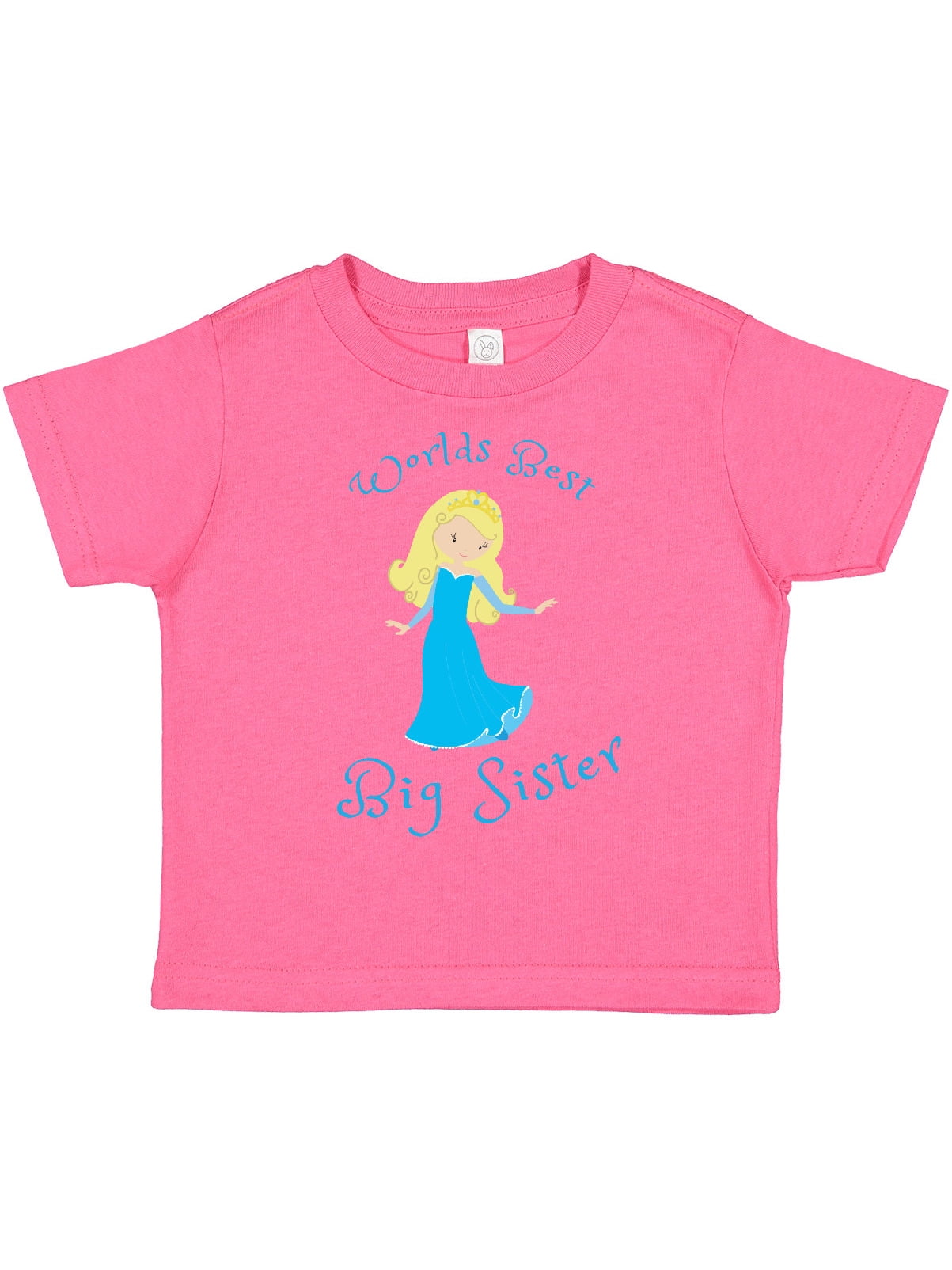 Inktastic World's Best Big Sister Girls Toddler T-Shirt - Walmart.com
