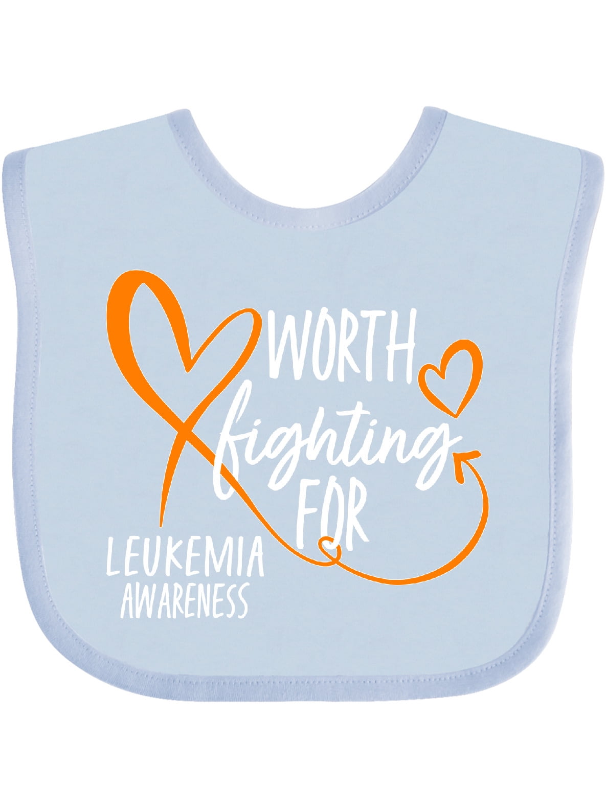 Inktastic Worth Fighting for Leukemia Awareness Orange Heart Boys or ...