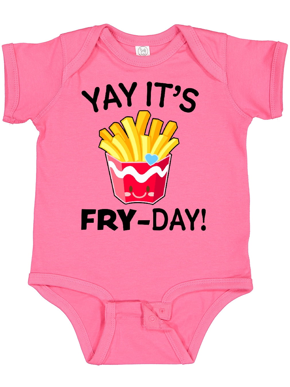 Inktastic Yay Its Fry Day with Cute French Fries Boys or Girls Baby ...