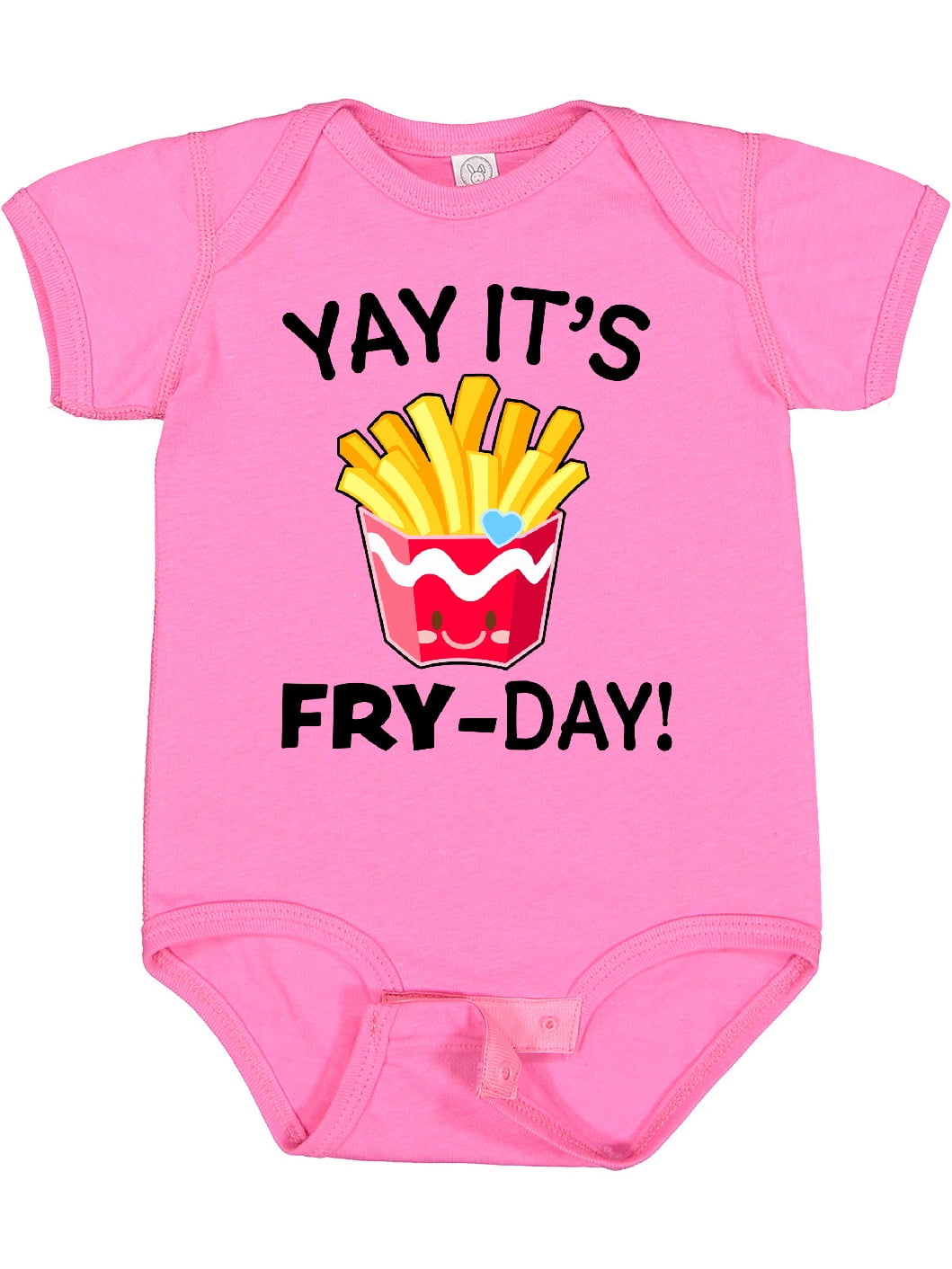 Inktastic Yay Its Fry Day with Cute French Fries Boys or Girls Baby ...