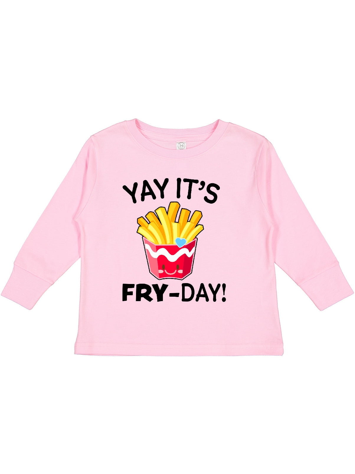 Inktastic Yay Its Fry Day with Cute French Fries Boys or Girls Long ...
