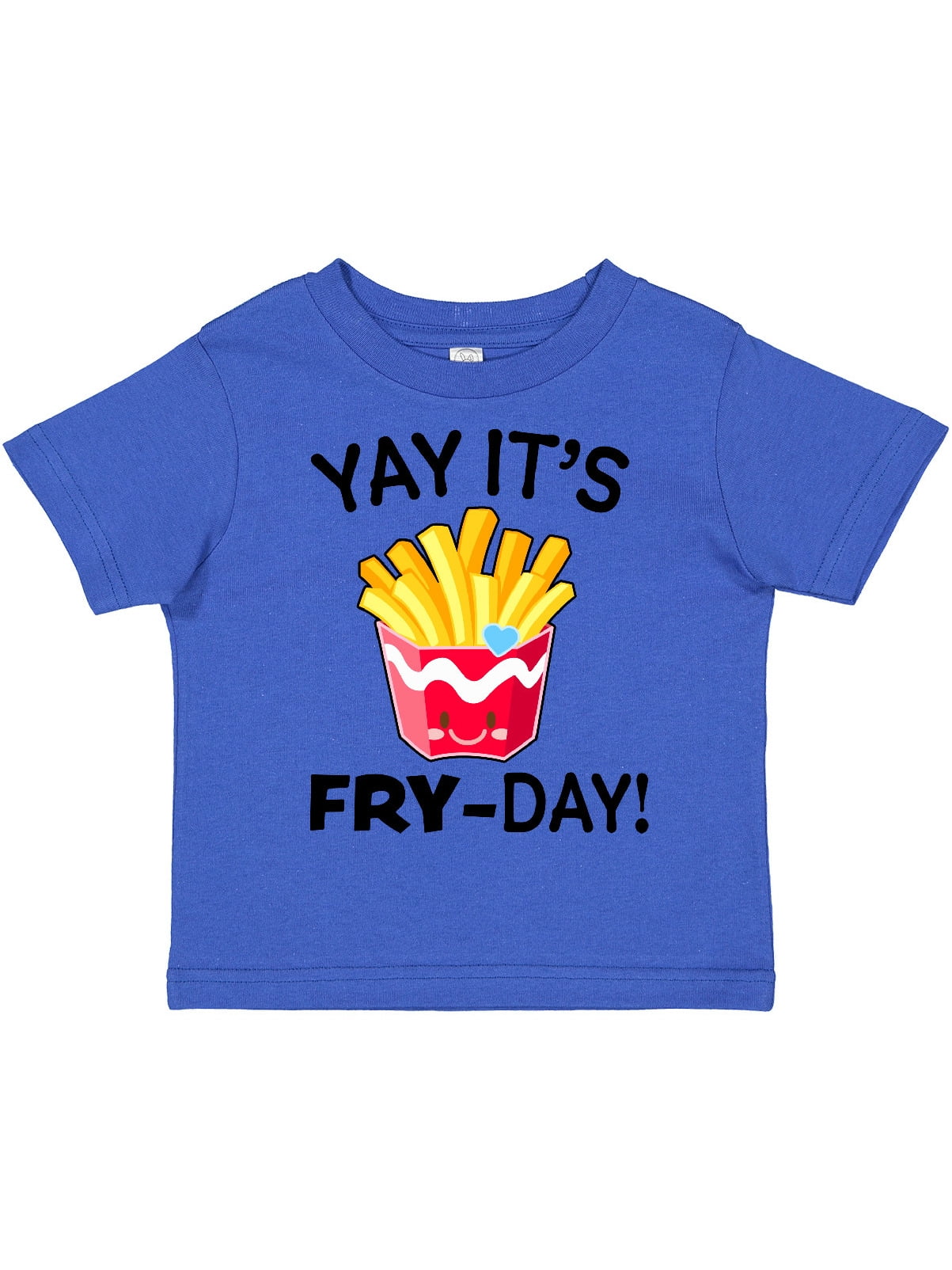 Inktastic Yay Its Fry Day with Cute French Fries Boys or Girls Toddler ...