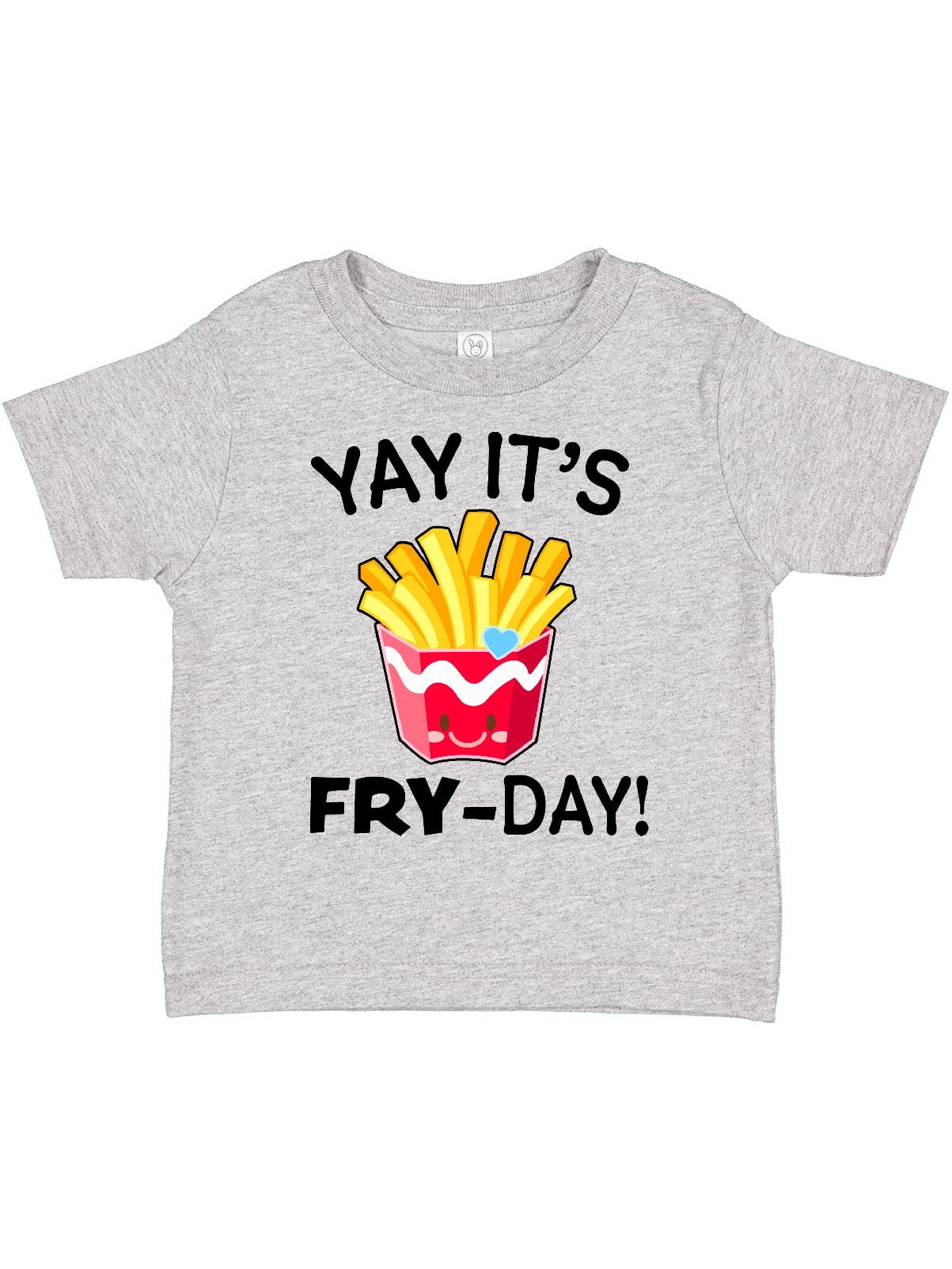 Inktastic Yay Its Fry Day with Cute French Fries Boys or Girls Toddler ...