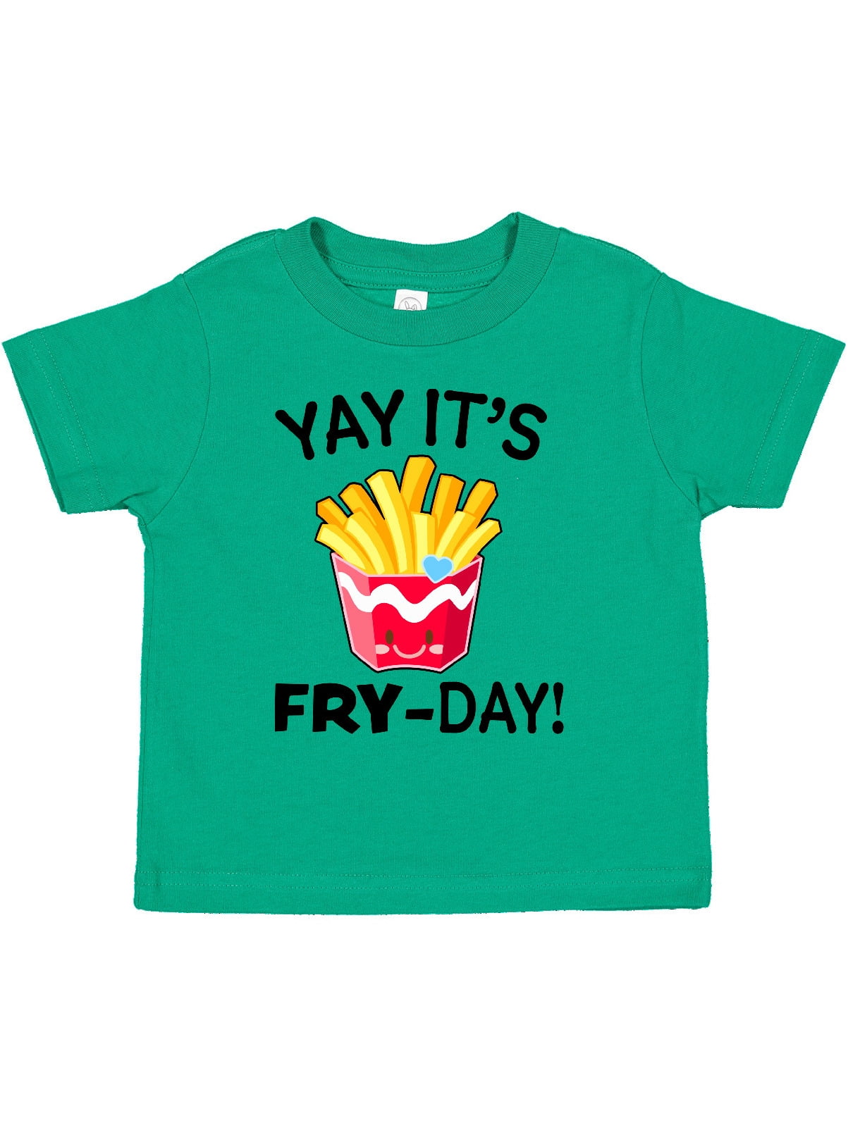 Inktastic Yay Its Fry Day with Cute French Fries Boys or Girls Toddler ...