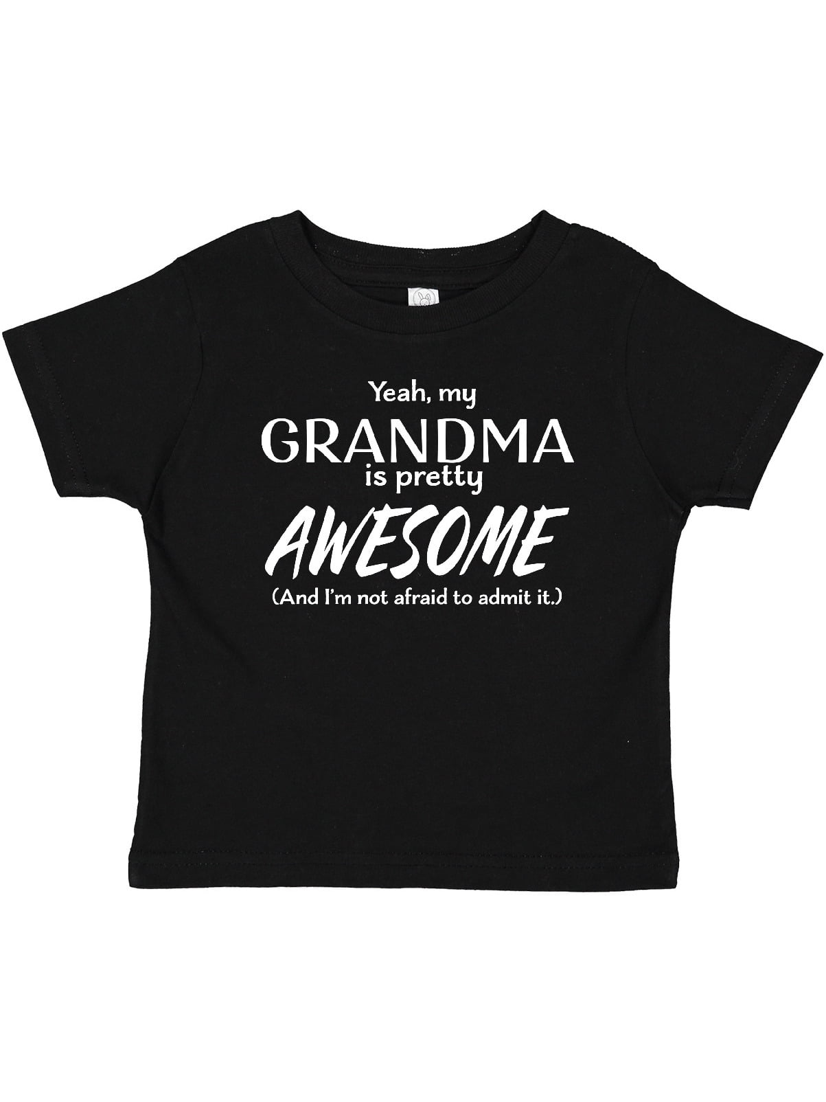 Inktastic Yeah My Grandma is Pretty Awesome Boys or Girls Baby T-Shirt ...