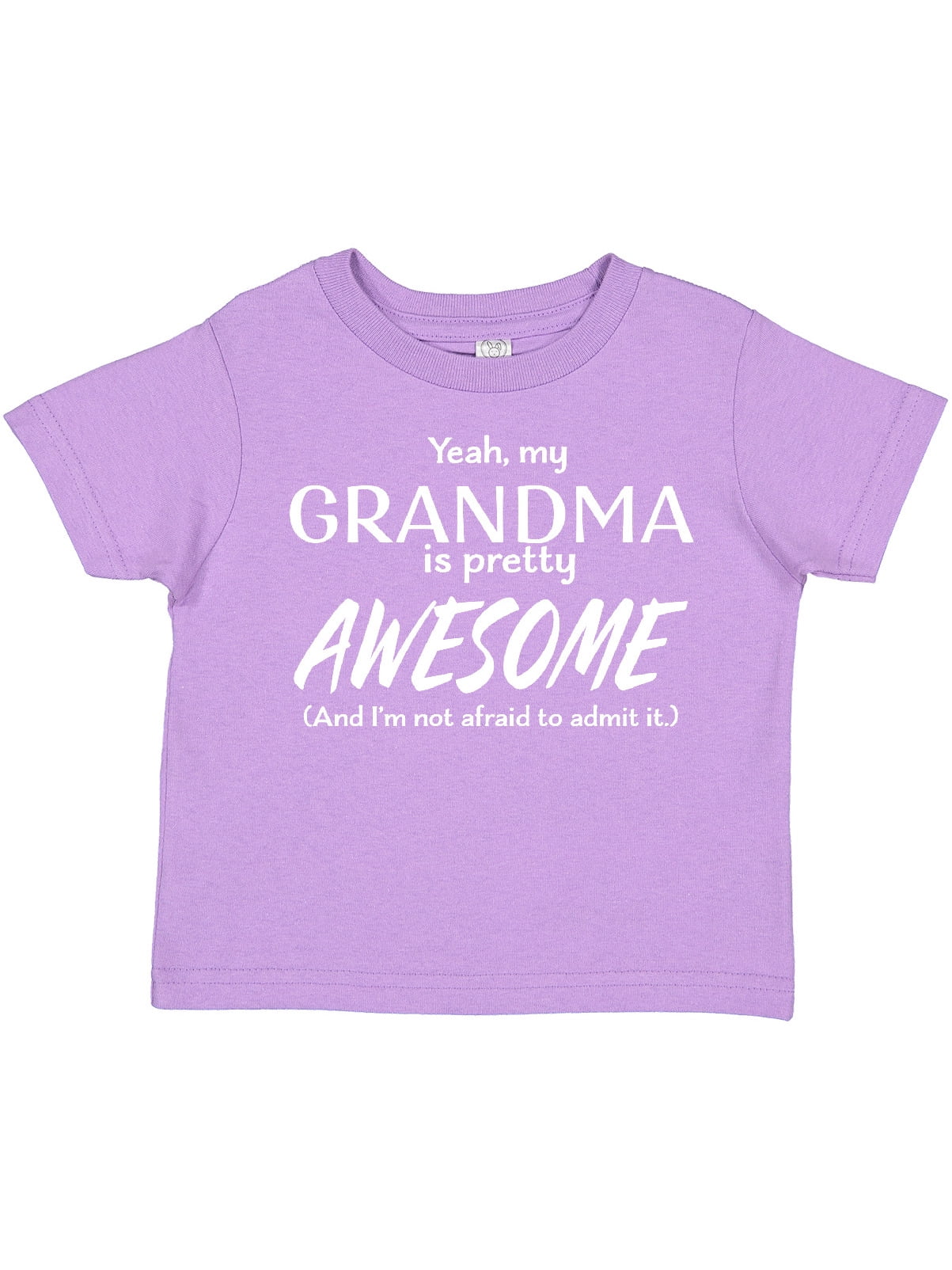 Inktastic Yeah My Grandma is Pretty Awesome Boys or Girls Toddler T ...