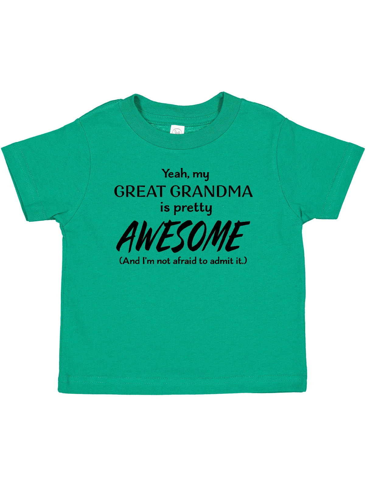 Inktastic Yeah My Great Grandma is Pretty Awesome Boys or Girls Baby T ...