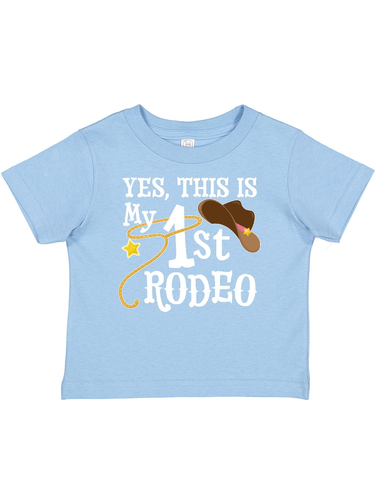 Inktastic Yes, This is My 1st Rodeo Cowboy Hat and Lasso Boys or Girls ...