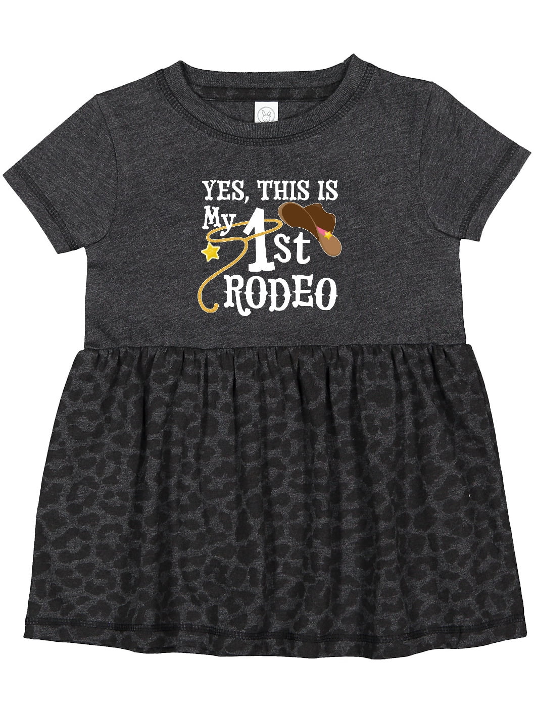 Inktastic Yes, This is My 1st Rodeo Cowboy Hat and Lasso Girls Baby ...