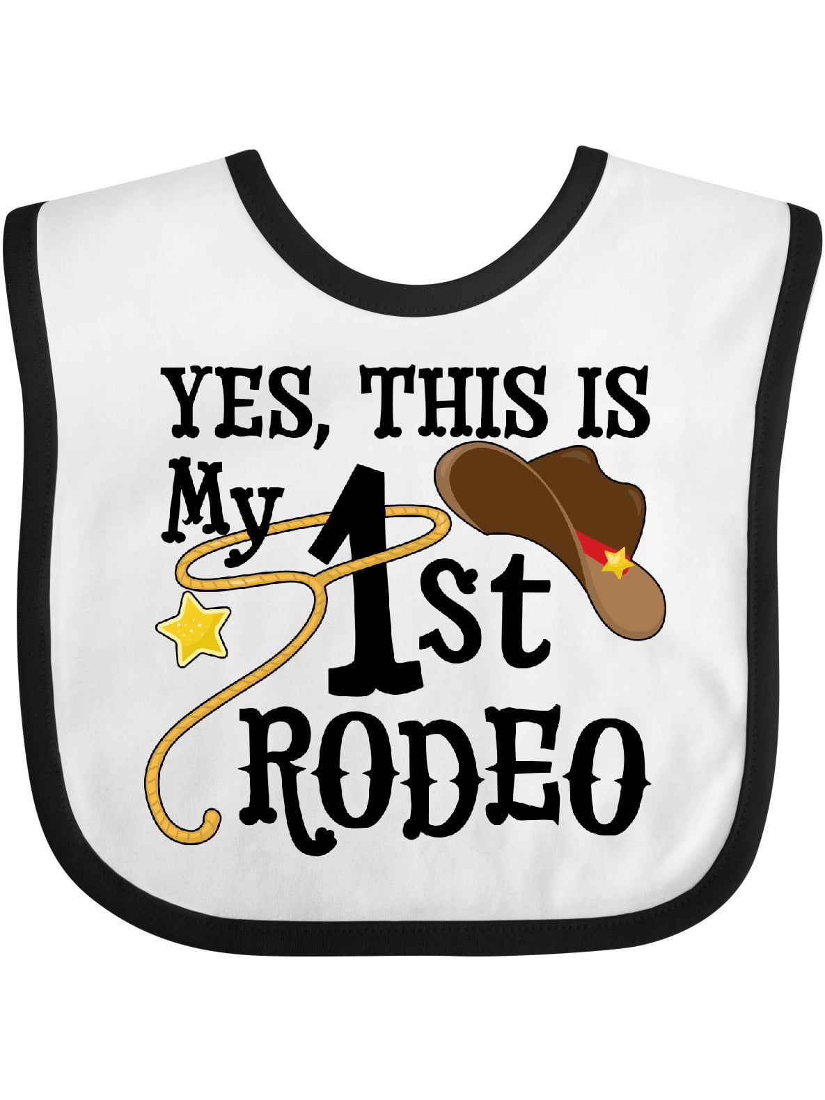 Inktastic Yes, This is My 1st Rodeo Cowboy Hat with Red Band, Lasso ...