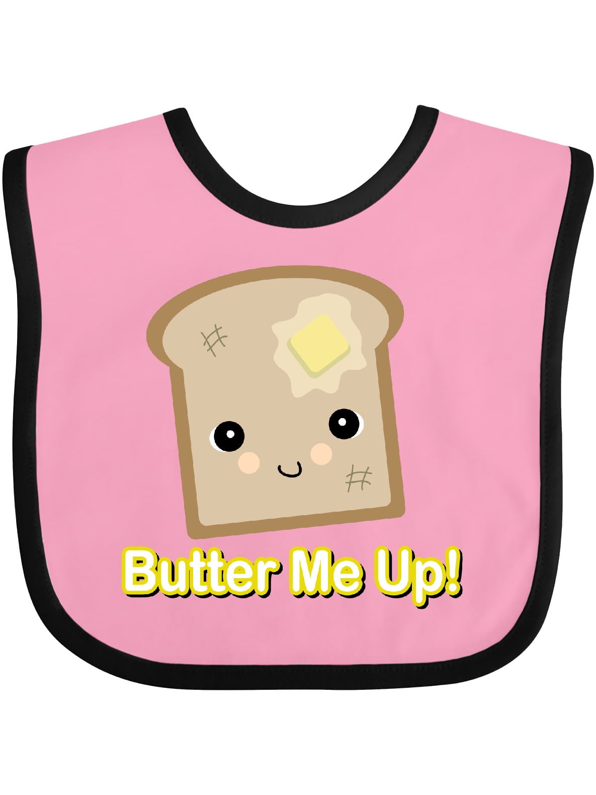 Inktastic Butter Me Up Toast Boys or Girls Baby Bib - Walmart.com