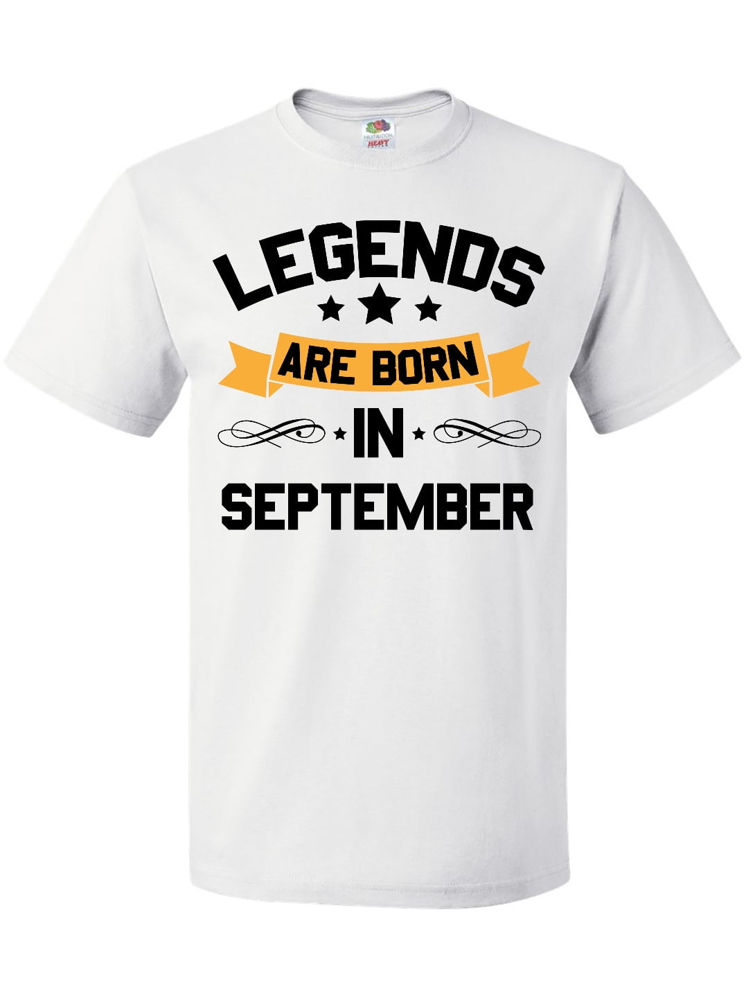 Inktastic legends are born in september T-Shirt - Walmart.com